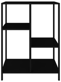 Černý kovový regál Canett Lite, výška 81 cm