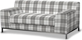 Potah na pohovku IKEA Kramfors 2-místná barva šedá látka pletený vzor, vzorované