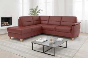 XXXLutz ROHOVÁ SEDAČKA, kůže, červenohnědá Sit & More - Sedací soupravy - 000144033244