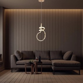 Toolight Závěsné LED svítidlo Luxury Glamour 14 G071-CP zlaté