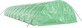 Skleník s ocelovým rámem zelený 90 m² 18 x 5 x 2,3 m 3188090