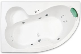 Arttec Niké Surf 160 x 105 cm vana hydromasážní akrylátová levá PAN04400