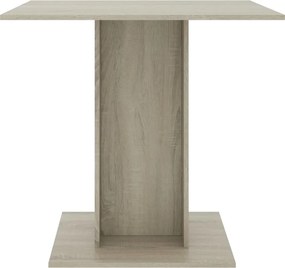 vidaXL Jídelní stůl 80 x 80 x 75 cm dřevotříska [800255] Barva: Bílá