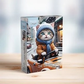 YAZZ Puzzle Kočičí řidič / 1000 dílků
