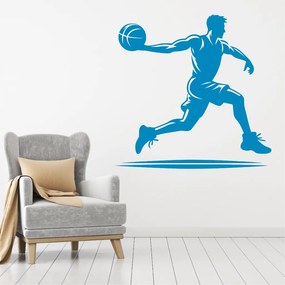 Živá Zeď Samolepka na zeď Basketbal Barva: černá