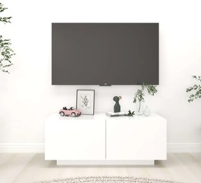vidaXL Marketos TV skříňka bílá 100 x 35 x 40 cm kompozitní dřevo