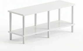 TV stolek SOLE 90 cm, bílá