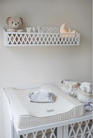 Bílý nástěnný dětský věšák 75x16 cm Harlequin – Cam Cam Copenhagen