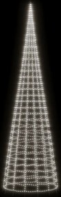 vidaXL Vánoční stromek na stožár 3 000 ch LED 800 cm [358120] Barva: Modrá