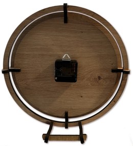 Li-Go "Kůň" Dřevěné hodiny 32 cm provedení povrchu: dub světlý