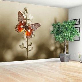 Fototapeta Motýl květiny 104x70