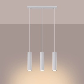 Sollux Lighting Závěsné svítidlo KARBON 3L bílé