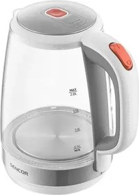 SENCOR SWK 20A80GY bílá / Rychlovarná konvice / 2200W / 2L