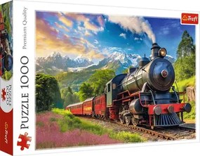 TREFL Puzzle Cestování vlakem / 1000 dílků / 68.3 x 48 cm