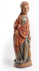 Dřevěná socha sv. Barbora 65cm