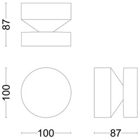Philips - LED Venkovní nástěnné svítidlo LAVEN LED/6W/230V 4000K IP44
