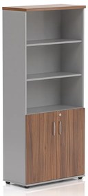 Vysoká skříň Visio LUX 80 x 38,5 x 183,5 cm, ořech