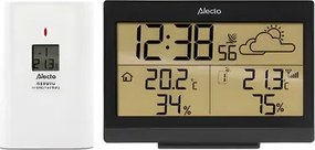 Alecto WS-2300 černá / Meteostanice / bezdrátový senzor / budík / pods