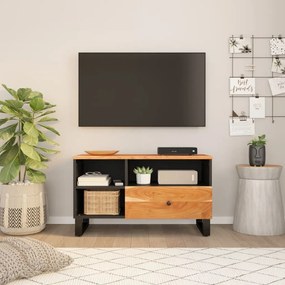 vidaXL TV stolek 80 x 33 x 46 cm masivní mangovník a kompozitní dřevo [351974] Barva: Hnědá