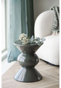 House Nordic Odkládací stolek ROSOLINA zelený ø34 cm