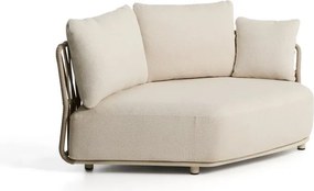 Béžová/taupe zahradní modulární pohovka 167 cm Osani – Kave Home
