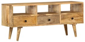TV stolek 110 x 36 x 50 cm masivní mangovníkové dřevo - Default Title