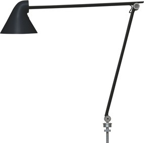 Lampa na pracovní stůl NJP LED 3000 K s nástavcem na desku, průměr 40 cm černá