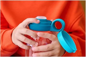 Růžová plastová dětská lahev 600 ml Campus – Mepal
