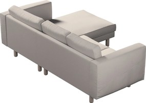 Potah na pohovku IKEA Norsborg 3-místná se šezlongem barva béžová látka pletený vzor