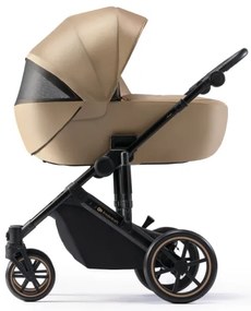 KINDERKRAFT SELECT - Kombinovaný kočárek 3v1 PRIME 2 Premium Sandrose beige