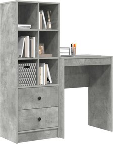 Stůl Betonově šedá 105,5 x 34 x 127 cm 2 ks 3337300