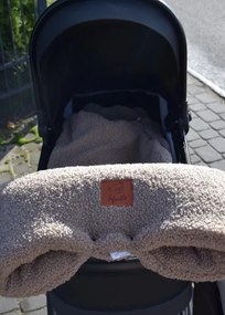 Inf Rukávník na kočárek Lamb – hnědá