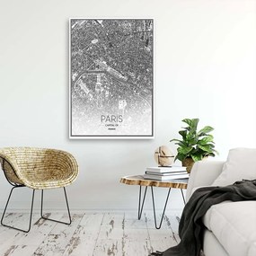 Gario Obraz na plátně Plán města Paříž Rozměry: 40 x 60 cm