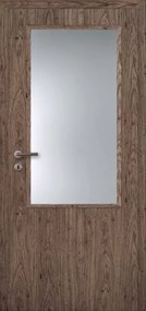 Doornite Interiérové dveře 2/3 sklo, 60 P, 646 × 1983 mm, fólie, pravé, dub Siena, prosklené