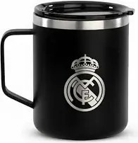 Runbott Real Madrid Black / Termohrnek / 400 ml / nerezová ocel
