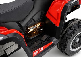 LEAN CARS Čtyřkolka na akumulátor XW-08 4x4 45 W červená