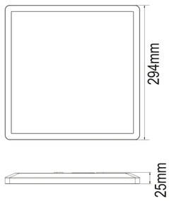 Globo 41563-18W - LED Koupelnové stropní svítidlo SAPANA LED/18W/230V IP44