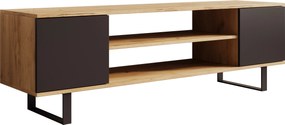 ADRK Furniture Skříňka RTV Lofter 155 cm RTV-LOF-OCB-155