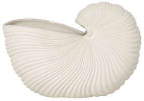 FERM LIVING Váza Shell Vase, Off-white