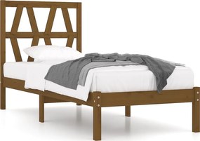 vidaXL Rám postele masivní borovice 100 x 200 cm [3103991] Barva: Přírodní