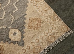 Diamond Carpets koberce Ručně vázaný kusový koberec Heriz Wood DE 2005 Grey Mix ROZMĚR: 200x290