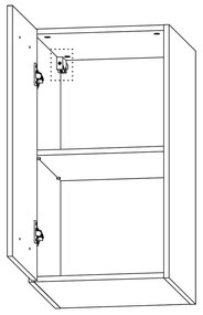Kuchyňská linka LANGEN ap | 240 cm | PUSH OPEN | artisan