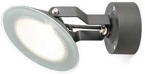 RENDL R11753 FOX LED venkovní světlo, reflektor IP65 antracitová