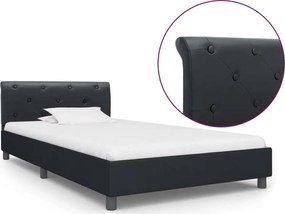 vidaXL Rám postele umělá kůže 100 x 200 cm [284889] Barva: Černá