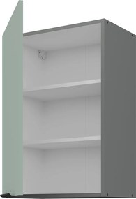 ARIA sa | horní skříňka 50 G-72 1F policová | 50 cm | ANTI FINGERPRINT povrch | antracit/aquamarine