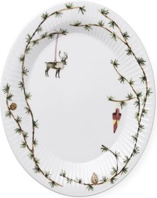 Porcelánový tác s vánočním motivem 27x34 cm Hammershøi Christmas – Kähler Design