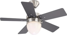 Globo Marva 0332 Stropní Ventilátory matný nikl 1 x E27 max. 60w 41 x 76 x 76 cm