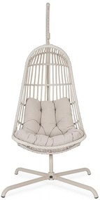 BIZZOTTO Závěsné houpací křeslo PHUKET světlé 0661781