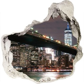 Wallmuralia Fototapeta díra na zeď Manhattan New York 75x75 cm