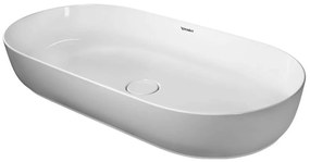 Duravit Luv - Umyvadlo na desku, 80x40 cm, WonderGliss, bílá 03798000001